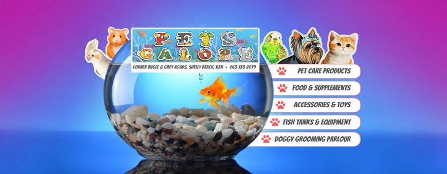 Pets Galore - Shelly Beach - KZN Business Services & Shopping Directory, Lodging & Adventure Guide